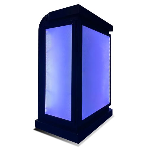 Glow Series Elite Valet Podium w/3-Sided WRGB LED Light - 150 Hooks ...